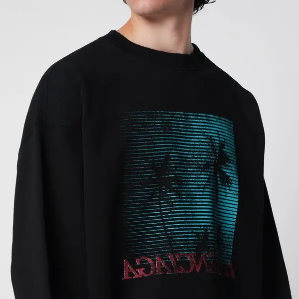 Balenciaga Crewneck Sweatshirt With Logo Print