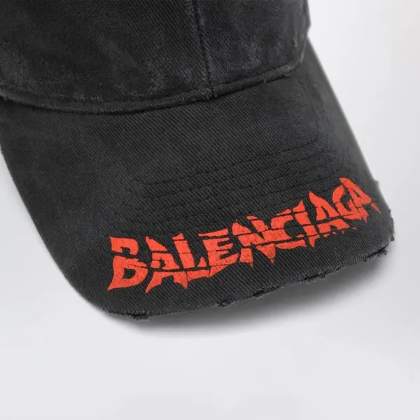 Balenciaga Cotton Drill Baseball Cap With Logo