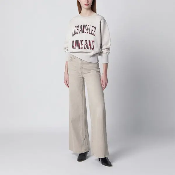 ANINE BING Harry Shrunken La Mélange Sweatshirt