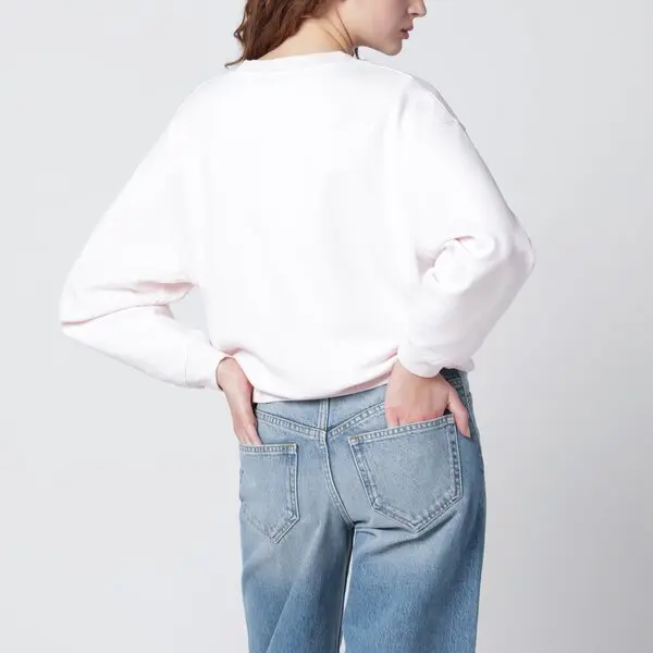 ANINE BING Spencer Mélange Cotton Sweatshirt