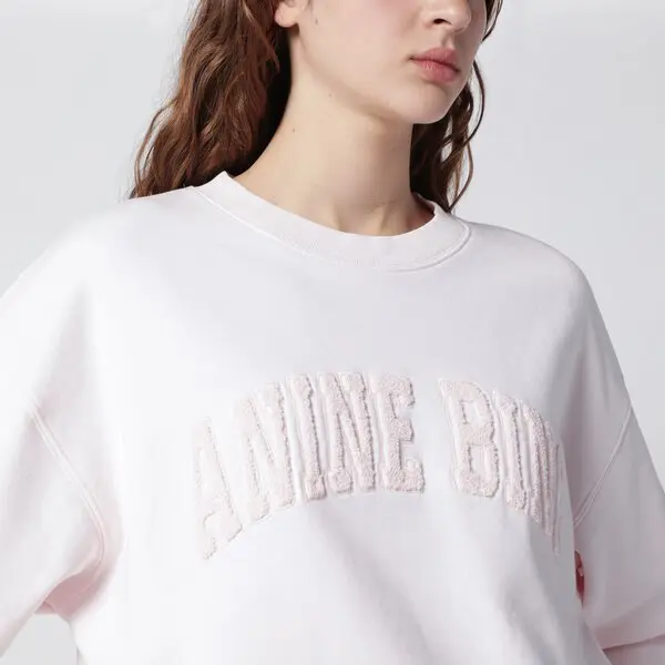 ANINE BING Spencer Mélange Cotton Sweatshirt