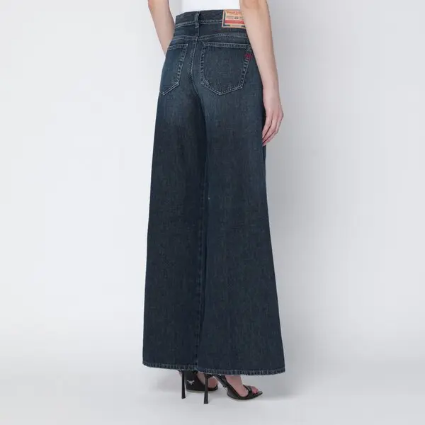 DIESEL® Relaxed Fit Wide Leg Jeans