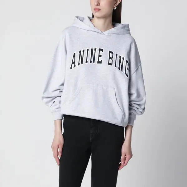 ANINE BING Harvey Oversized Cotton Hoodie