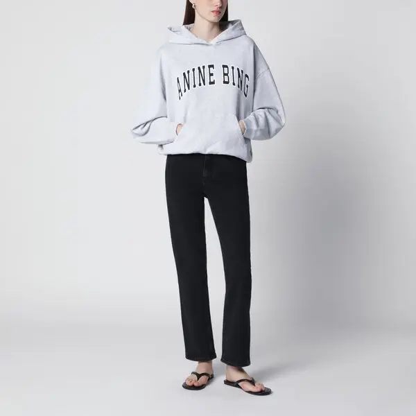 ANINE BING Harvey Oversized Cotton Hoodie