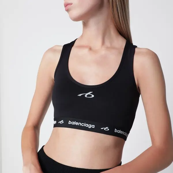 Balenciaga Techwear Bra Top In Technical Fabric