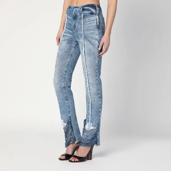 DIESEL® D-ginna Bootcut Jeans With Faded Effect