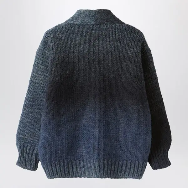 IL GUFO Gradient Wool Blend Cardigan
