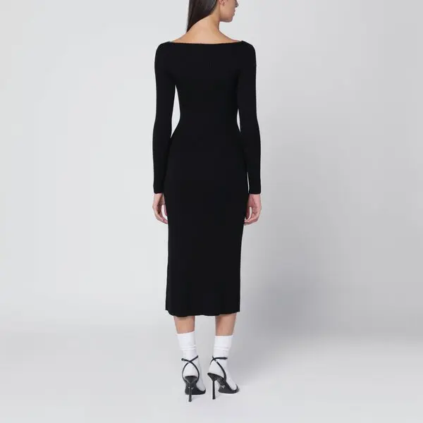 DIESEL® M-oloni Ribbed Midi Dress With Front Cut-out