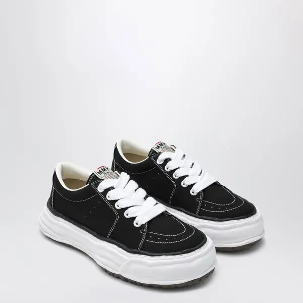 Mihara Yasuhiro Canvas Low Top Sneakers - Black