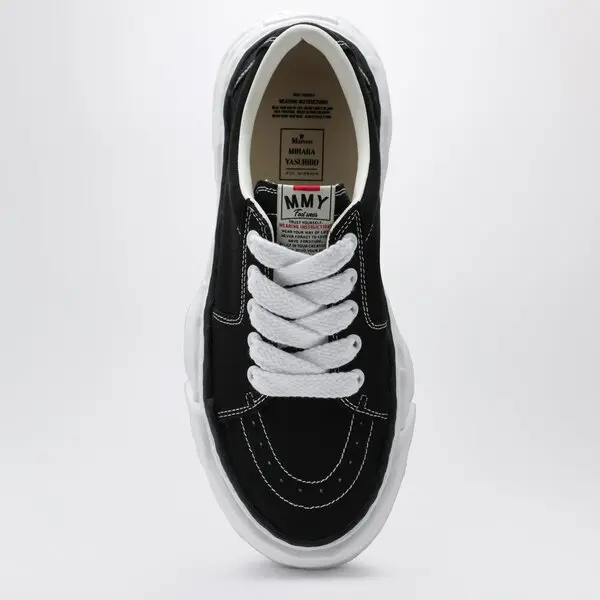 Mihara Yasuhiro Canvas Low Top Sneakers - Black
