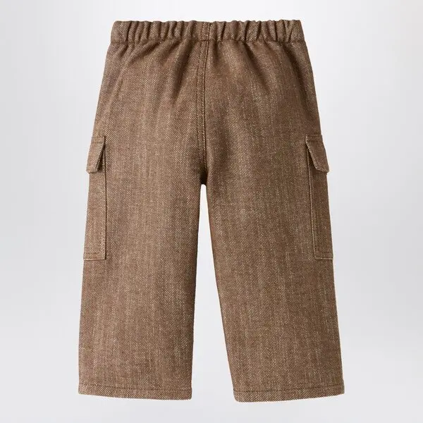 IL GUFO Cotton-blend Cargo Trousers