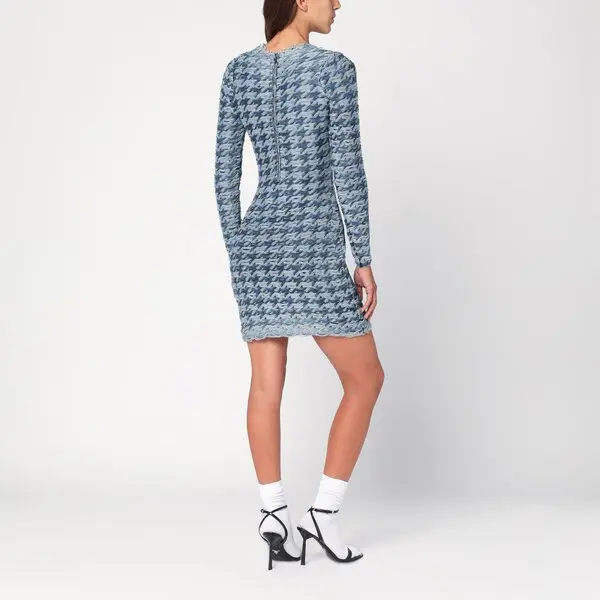 DIESEL® Houndstooth Knit Dress