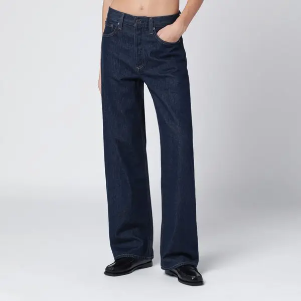 AGOLDE Dark Indigo Regenerated Cotton Denim Jeans