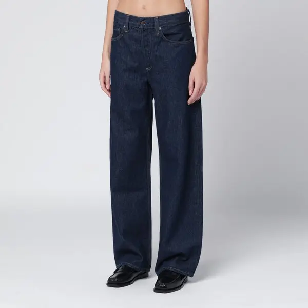AGOLDE Dark Indigo Regenerated Cotton Denim Jeans