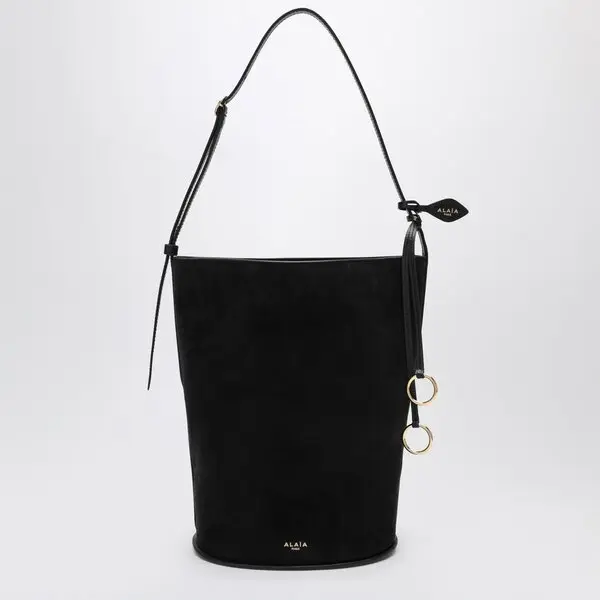 Alaïa Suede Leather Bucket Bag