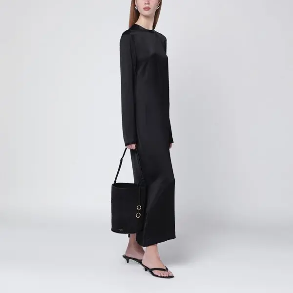Alaïa Suede Leather Bucket Bag