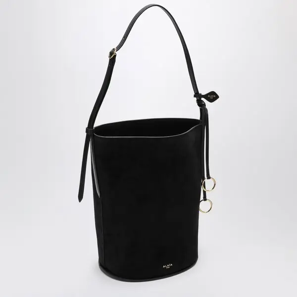 Alaïa Suede Leather Bucket Bag