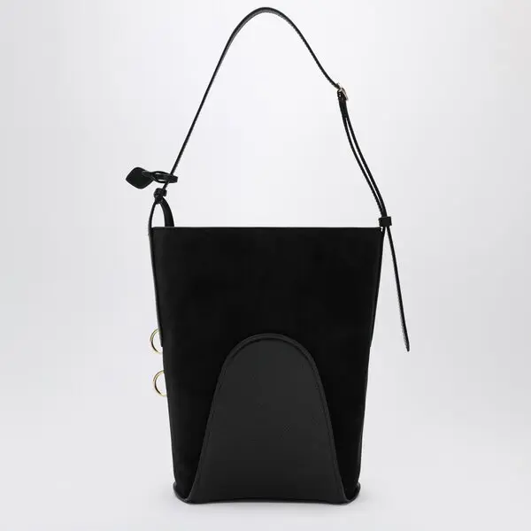 Alaïa Suede Leather Bucket Bag