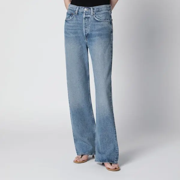 AGOLDE Vintage Loose Jeans In Medium Indigo Denim - Blue