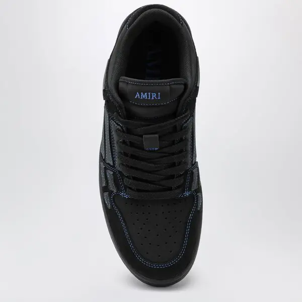 Amiri Skel Low-top Sneakers In Calf Leather - Black