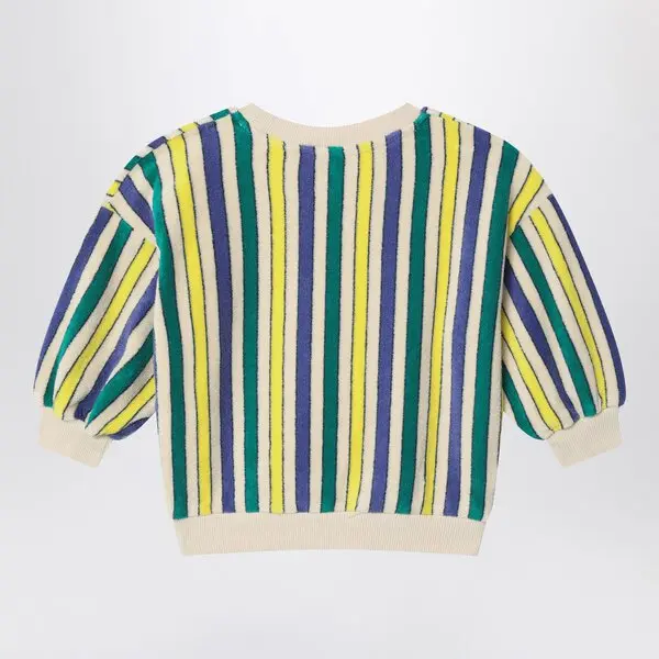 BOBO CHOSES Striped Sponge Sweatshirt
