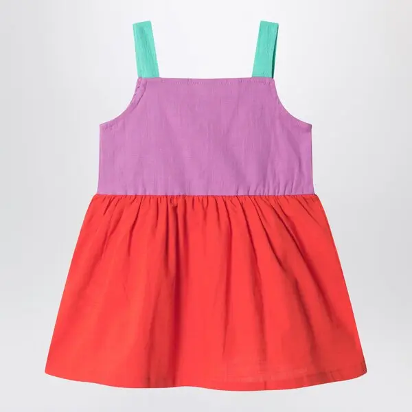 BOBO CHOSES Color-block Floral Embroidered Dress