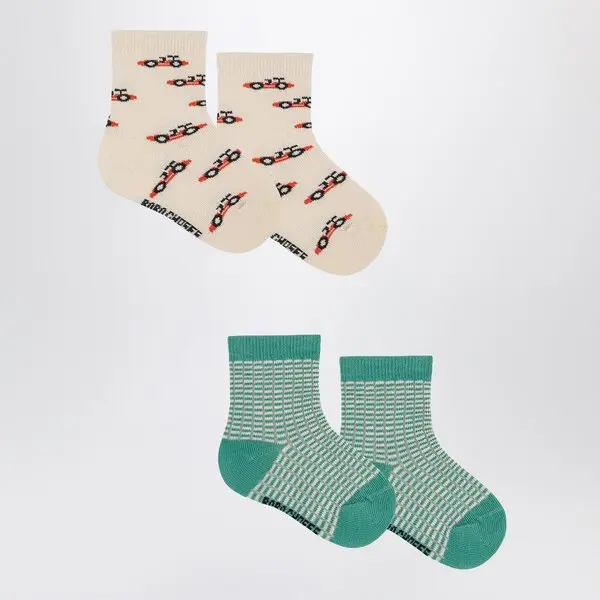 BOBO CHOSES Set Of Race Car Socks - Multicolor
