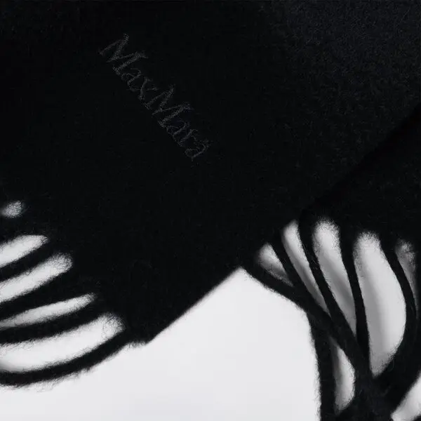 Max Mara Cashmere Scarf - Black