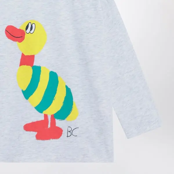 BOBO CHOSES Light Cotton Sweater With Graphic Print