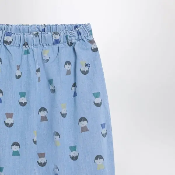 BOBO CHOSES Printed Denim Trousers