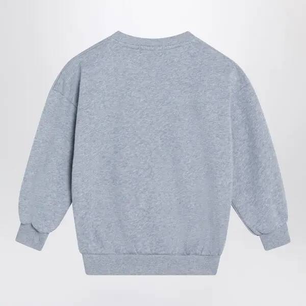 BOBO CHOSES Organic Cotton Crewneck Sweatshirt With Dog Print