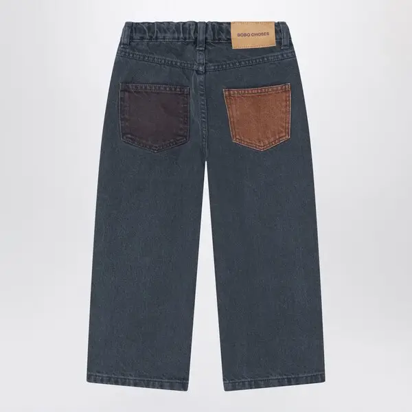 BOBO CHOSES Color-block Design Jeans
