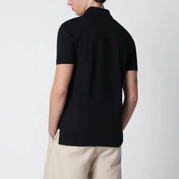 Givenchy Dark Polo Shirt With Logo Embroidery - Blue