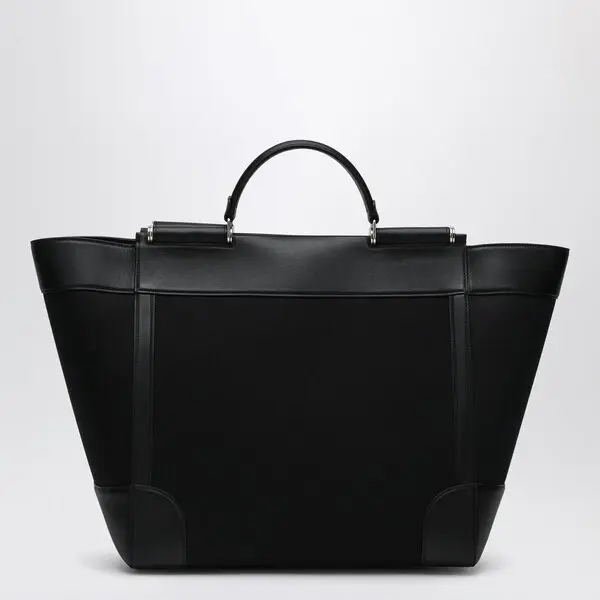 Dolce & Gabbana Fabric And Leather Tote Bag
