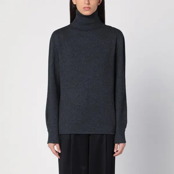 Givenchy Dark Wool & Cashmere Blend Turtleneck