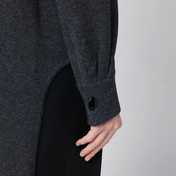 Givenchy Dark Wool & Cashmere Blend Turtleneck