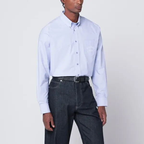 Givenchy Button-down Shirt In Cotton - Light Blue