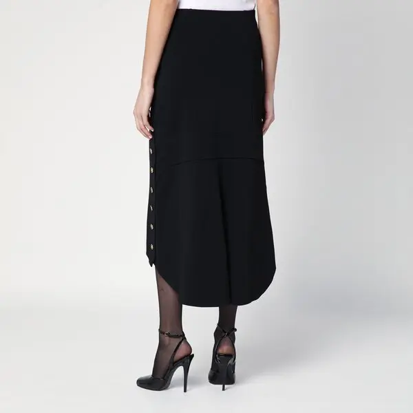 Givenchy Milan Stitch Skirt With Gold Buttons