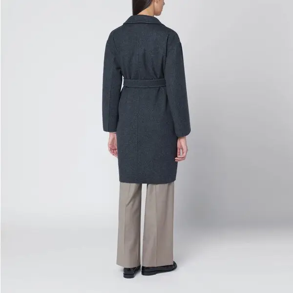 Max Mara Virgin Wool Robe Coat