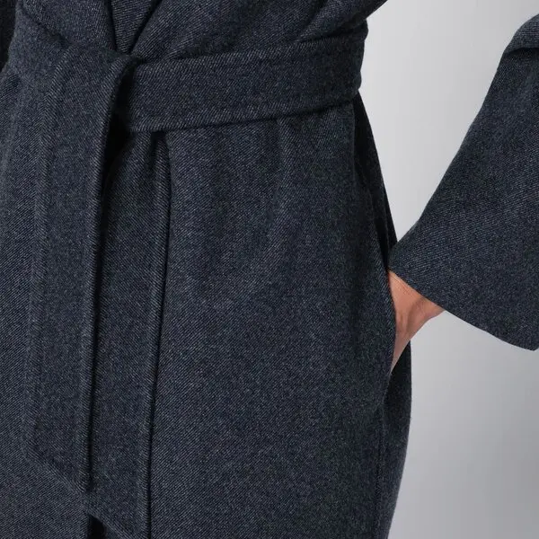 Max Mara Virgin Wool Robe Coat