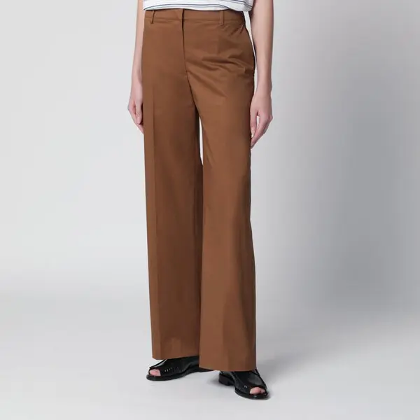 PT TORINO Cotton-blend Tailored Trousers - Beige
