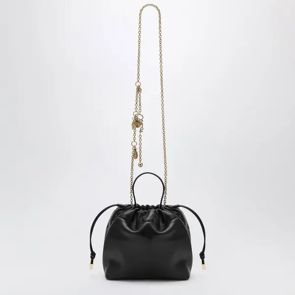 Chloé Small Icons Shoulder Bag With Chain In Lambskin - Blue