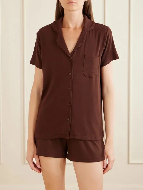 SKIMS Soft Lounge Ribbed Modal-blend Pajama Set