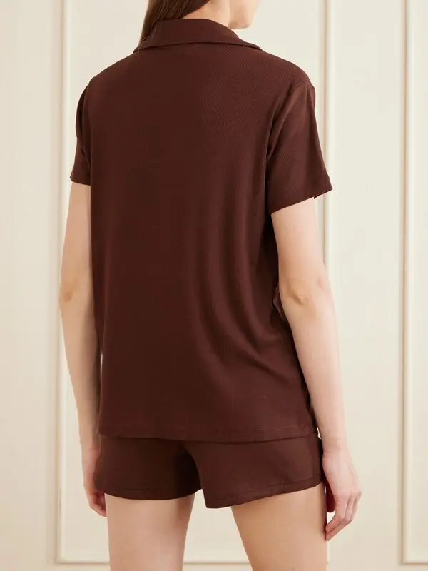 SKIMS Soft Lounge Ribbed Modal-blend Pajama Set