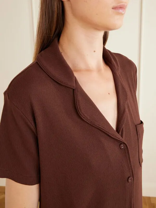 SKIMS Soft Lounge Ribbed Modal-blend Pajama Set