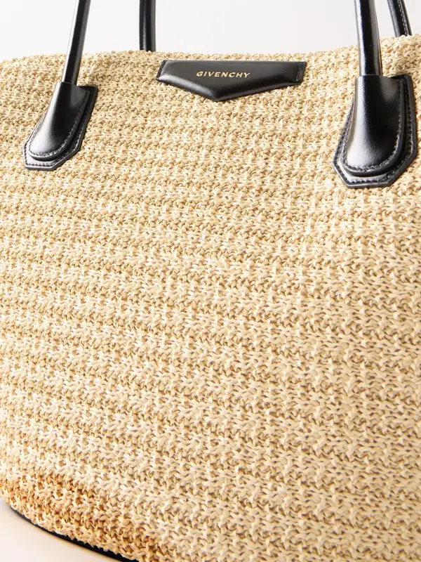 Givenchy Antigona Small Raffia Tote - Neutrals