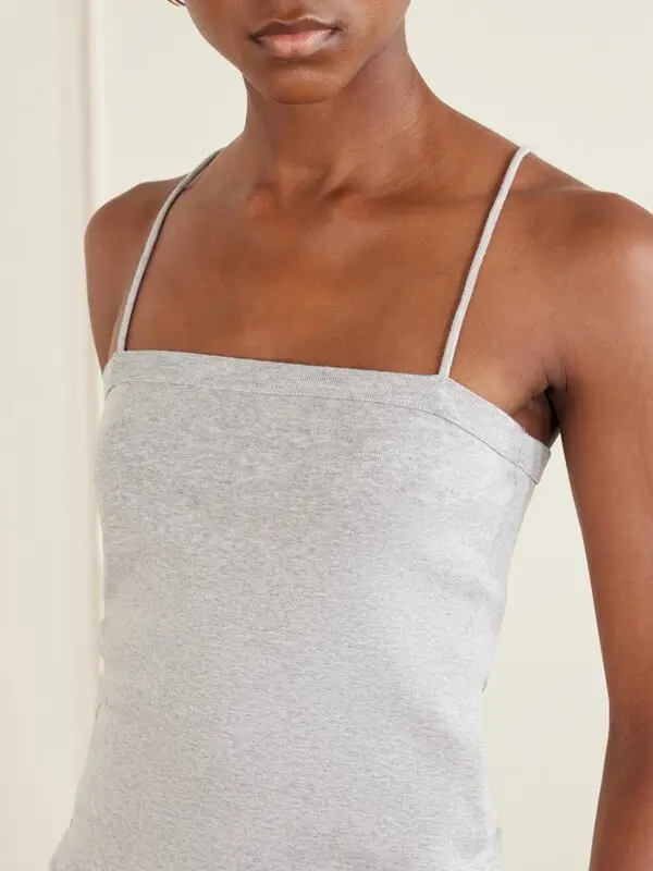 ST. AGNI Organic Cotton Square Neck Tank