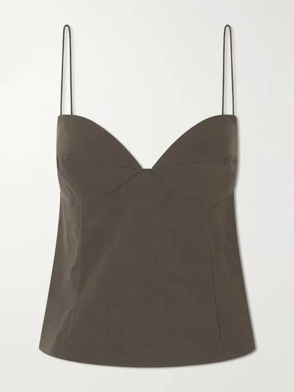 ST. AGNI Studio Stretch Poplin Camisole