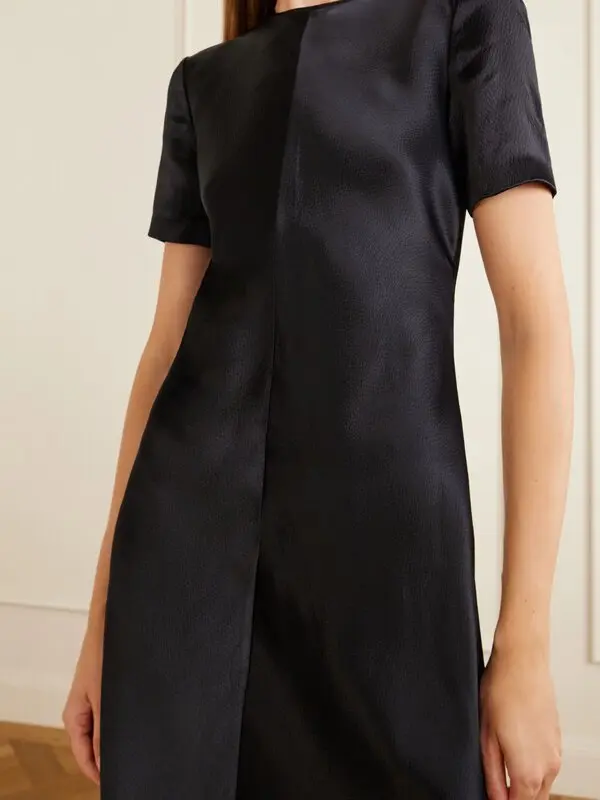 FFORME Akriti Satin-crepe Maxi Dress - Black