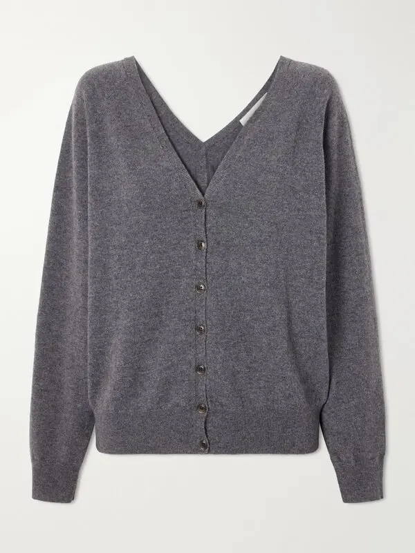 LISA YANG Jiani Cashmere Cardigan - Gray